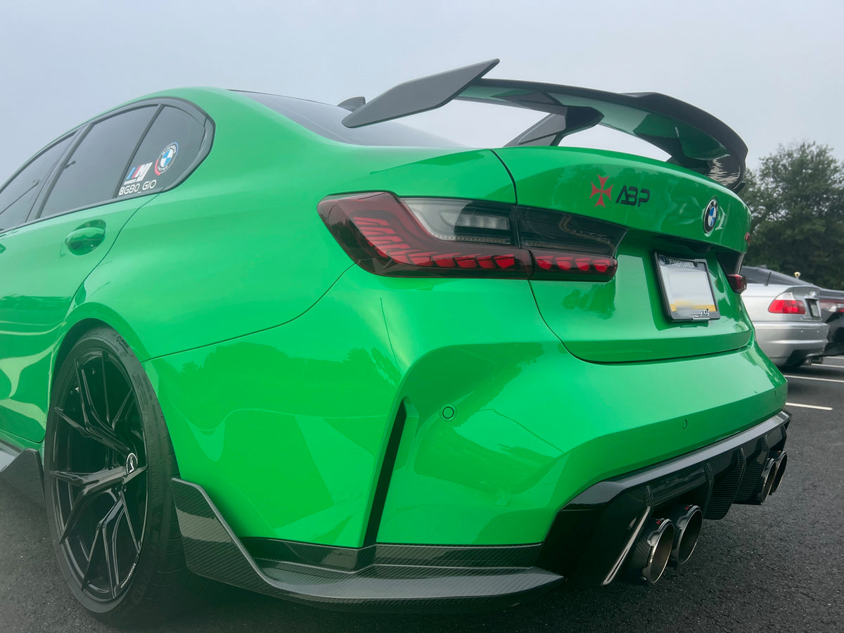 M Performance Style G80 M3 / G82M4 / G83 G87 M2 Carbon Hi Flow Rear Sp ...