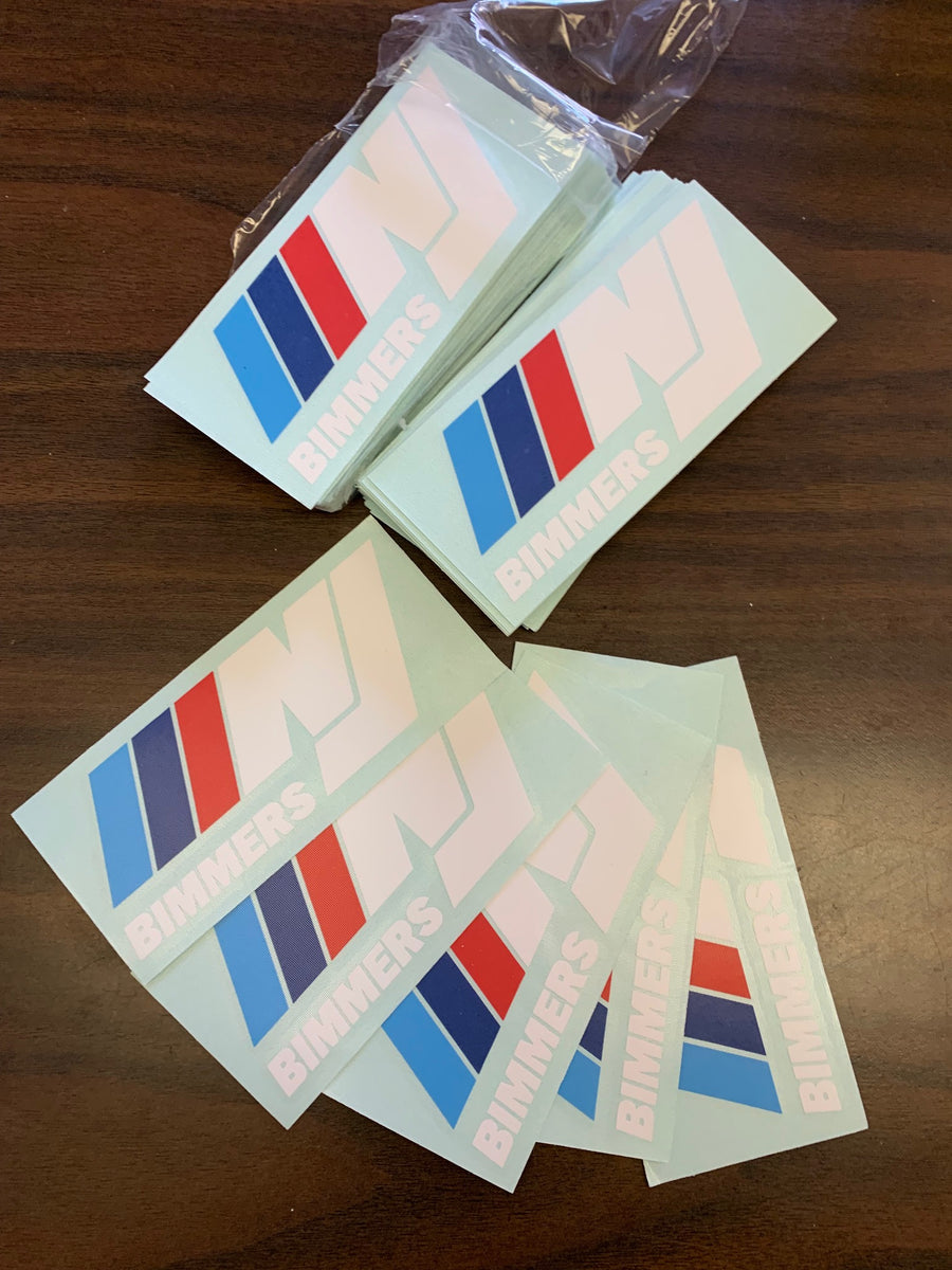 NJ BIMMER STICKERS (QTY 2) NJB – New Jersey Bimmers