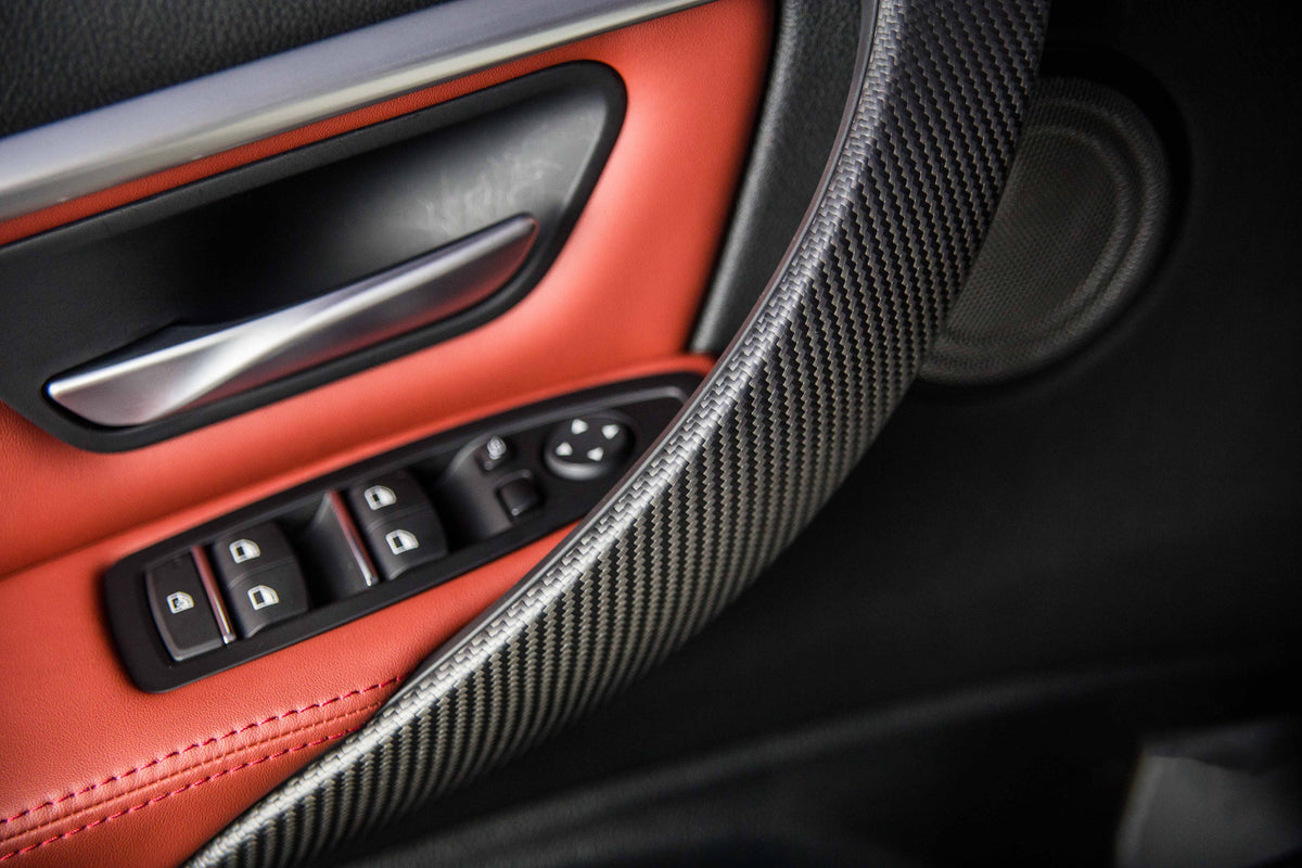 BMW M Performance Carbon Fiber trims ( 10pcs) Dry Carbon Interior Trim ...