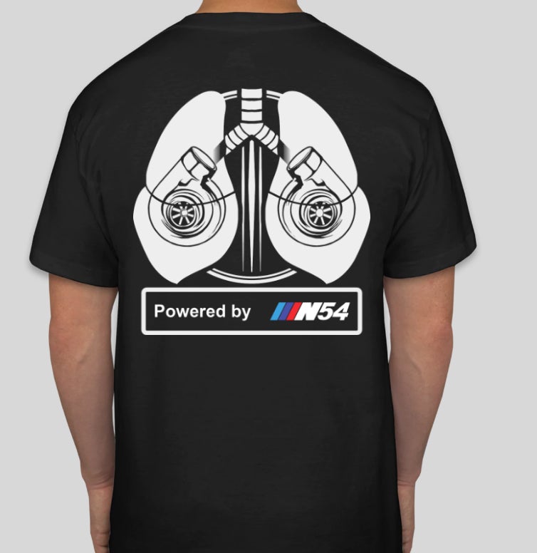 ///N54 TWIN TURBO T SHIRT ( colored N54) – New Jersey Bimmers